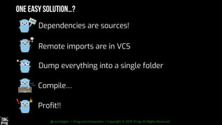 Refactoring to Go modules: why and how | PPT