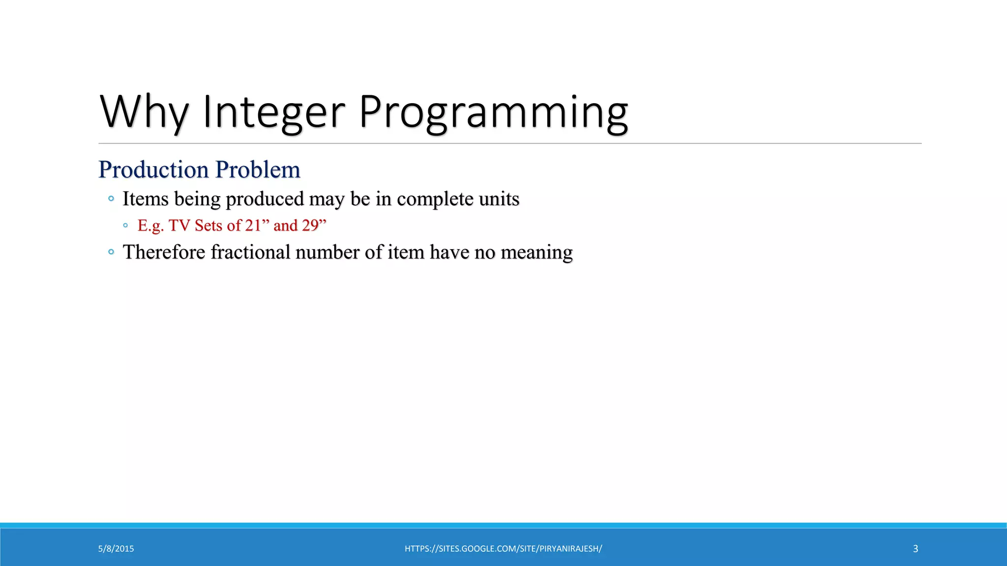 Gomory's cutting plane method | PDF