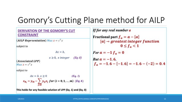Gomory's cutting plane method | PDF | Programming Languages | Computing