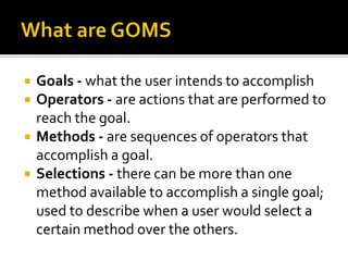 Exploring GOMs | PPTX