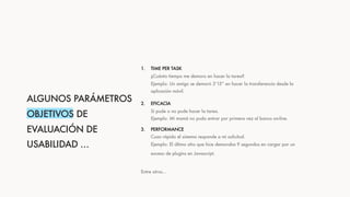 Analisis de Usabilidad GOMS: Goals, Objectives, Method, Selection of ...