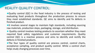 Quality Control In Food For Microbial Quality Control And Testing | PPT