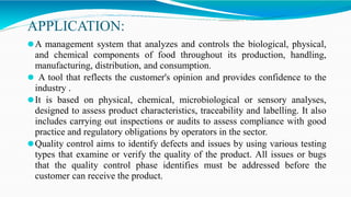 Quality Control In Food For Microbial Quality Control And Testing | PPT