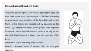 Gomukhasana (cow’s face pose)b | PDF