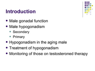 Gonadal function and dysfunction | PPT
