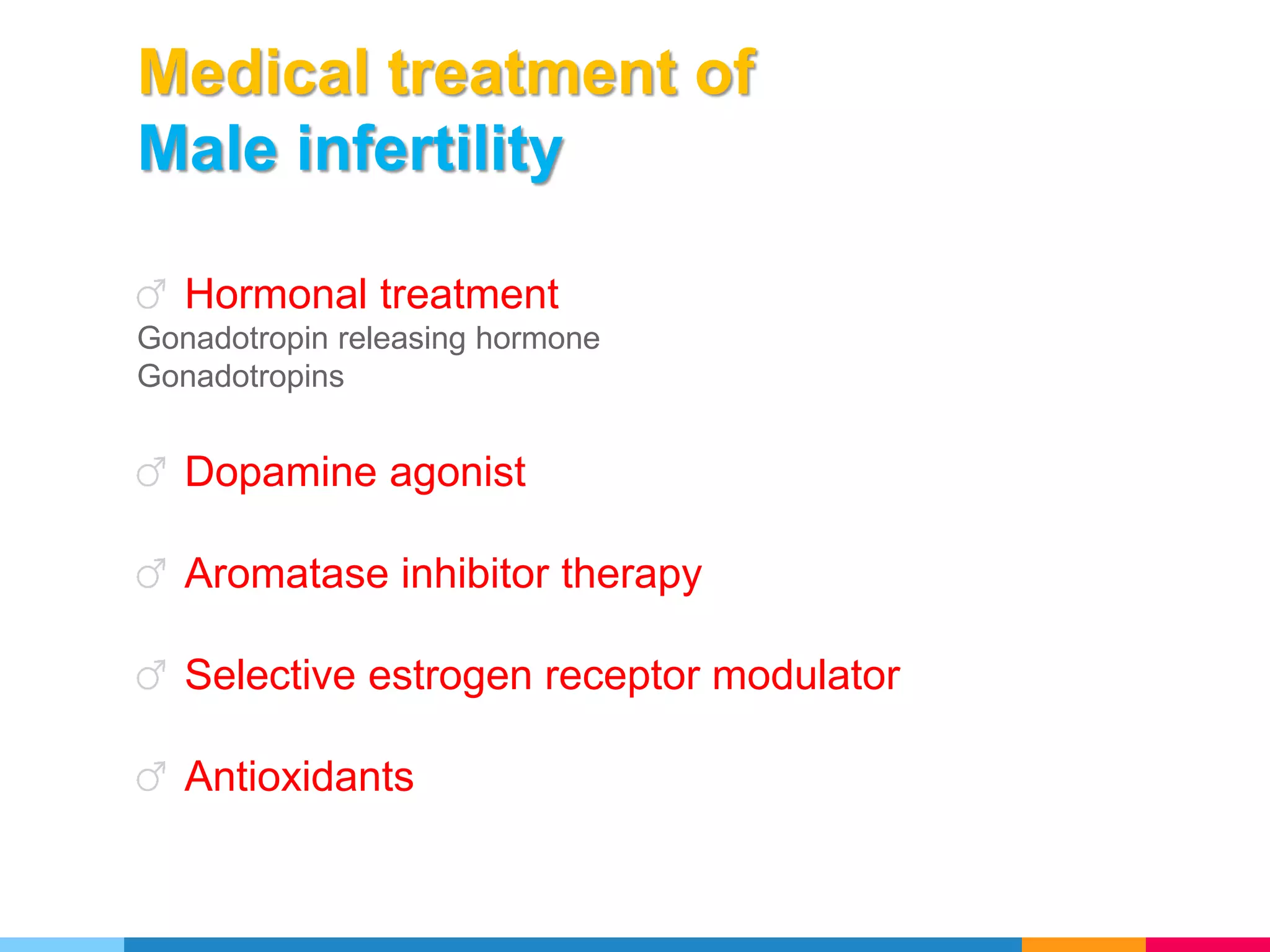 Gonadotropins for male infertility (spermatogenesis) | PDF