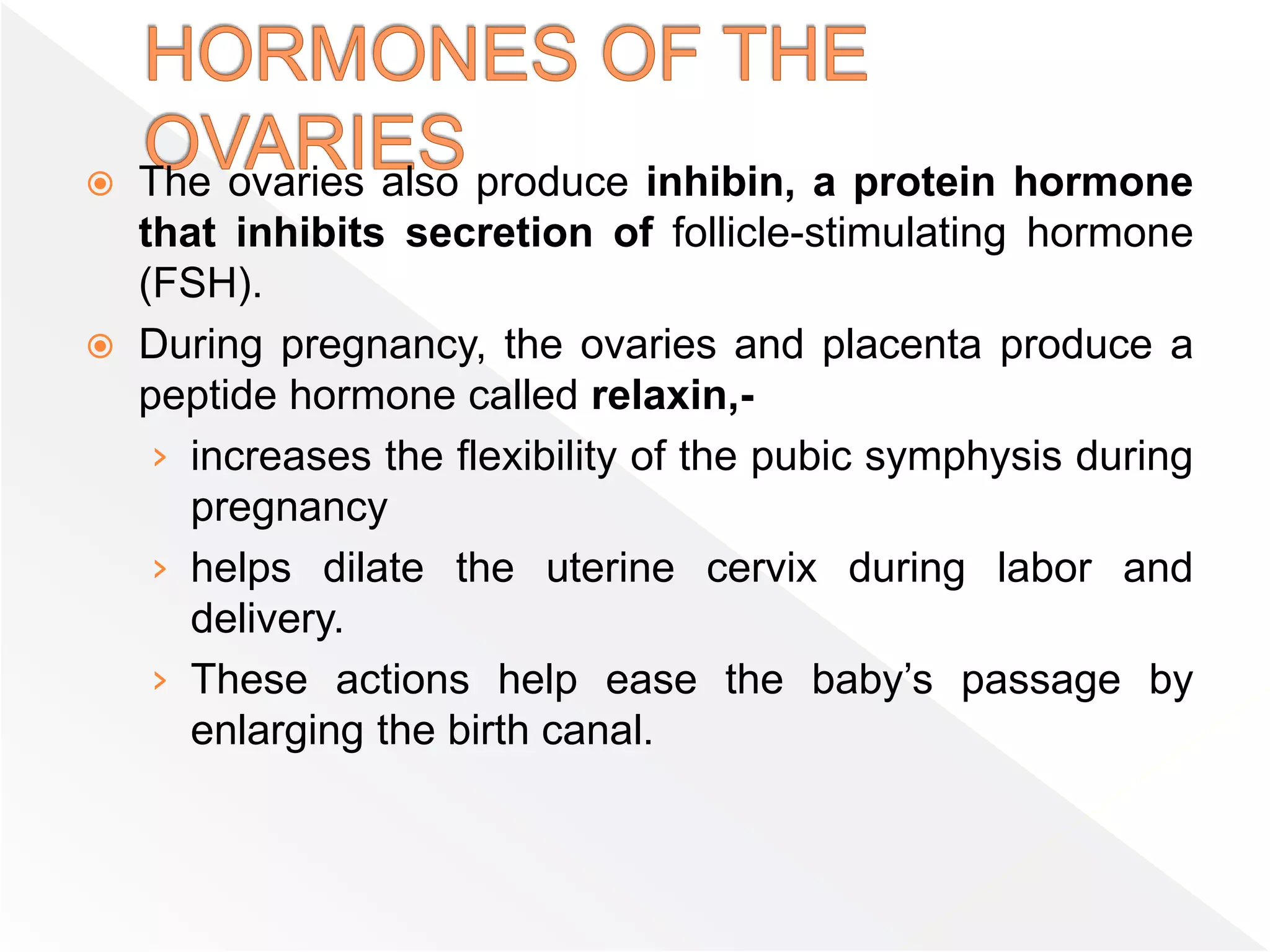 Gonads- Secretion, Function and Regulation | PPT