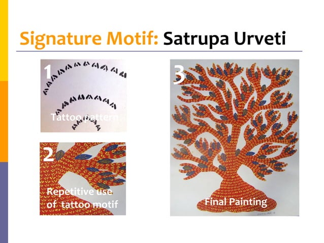 Gond artists & signature motifs 14 may-2014 (2) | PPT | Design | Fine Art