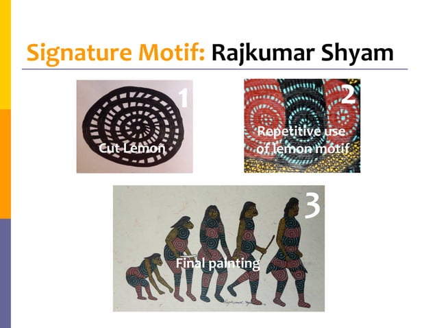 Gond artists & signature motifs 14 may-2014 (2) | PPT | Design | Fine Art