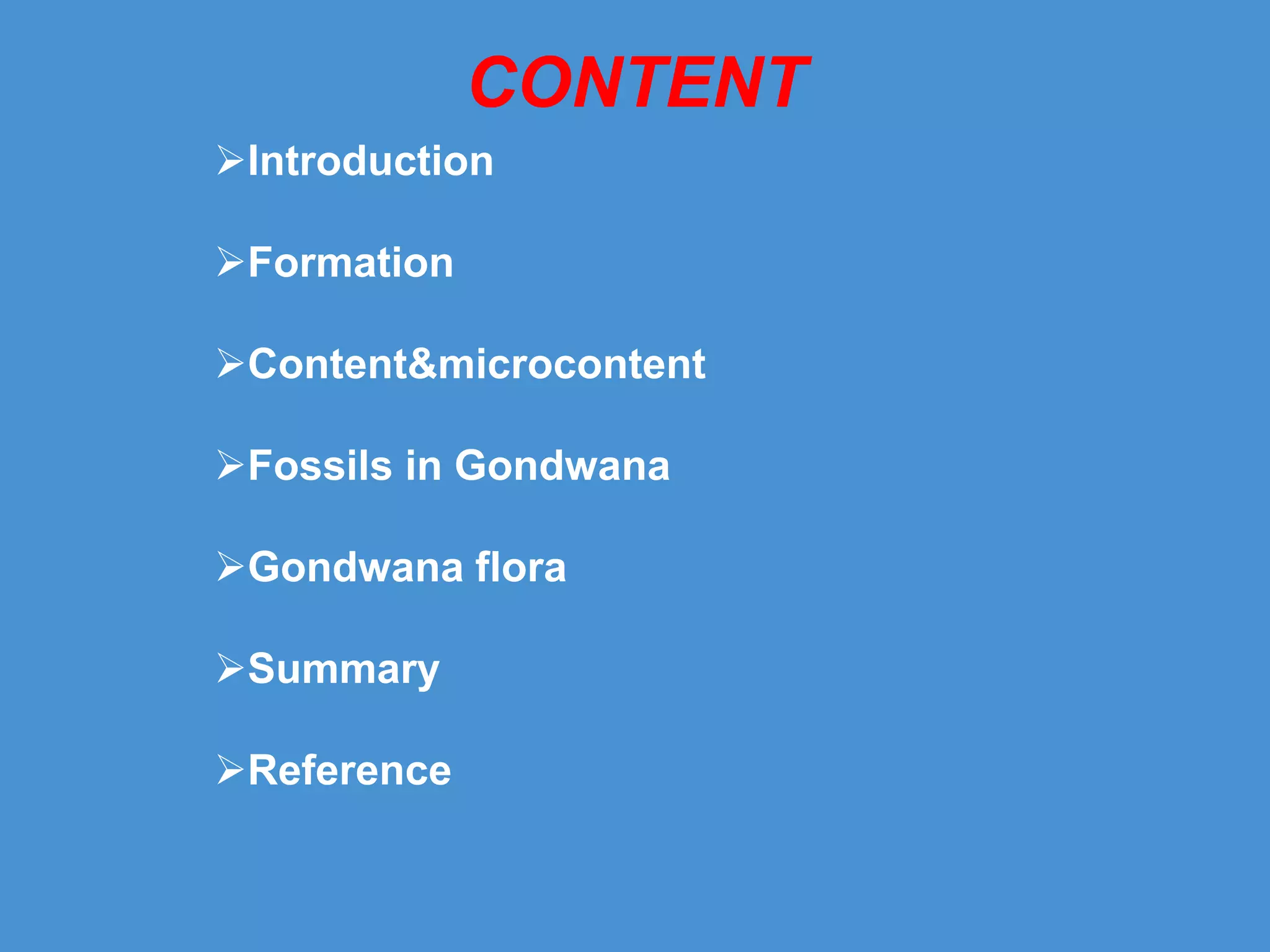 Gondwana Flora | PPTX