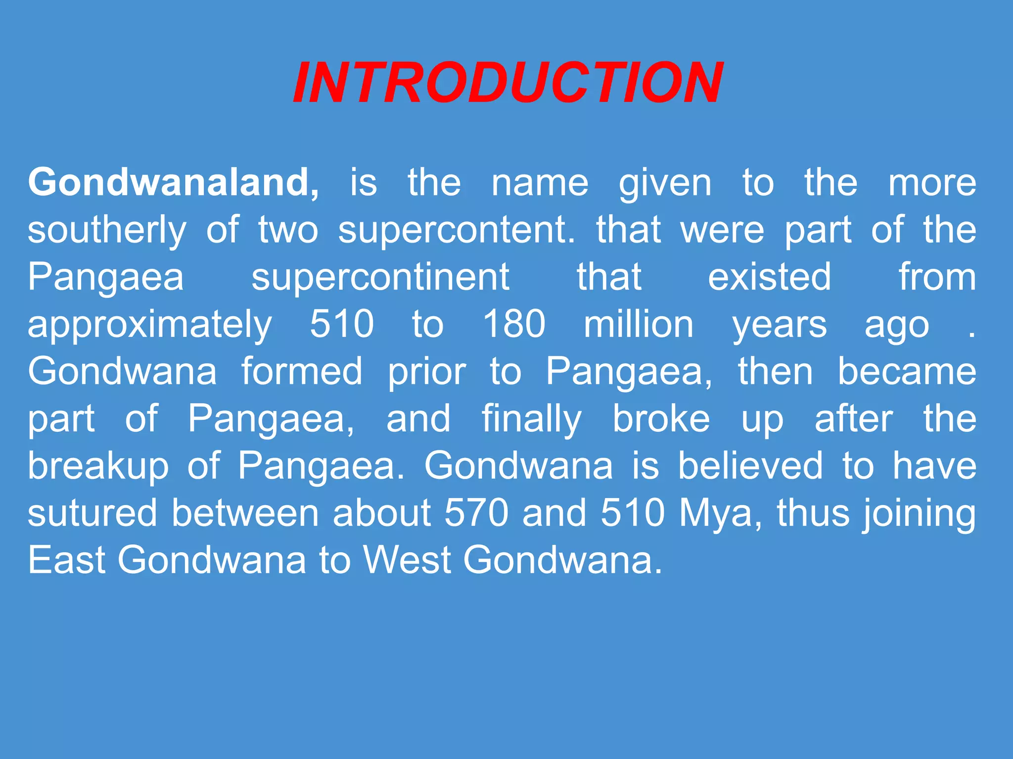 Gondwana Flora | PPTX
