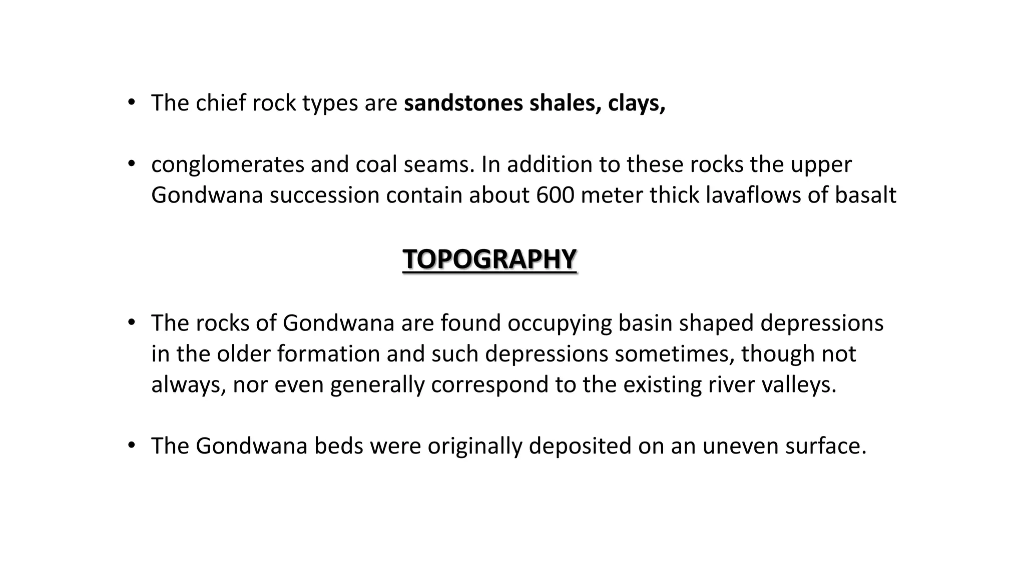 Gondwana stratigraphy | PPTX