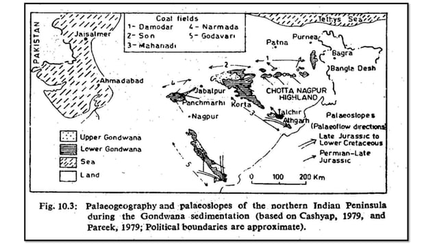 Gondwana stratigraphy | PPTX | Geography | Science