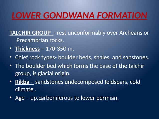 gondwana super group.pptxggfghgggggggggggghhhh | PPT