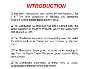 Gondwana Supergroup B.Sc.Sem IV Paper II.pptx | Geography | Science