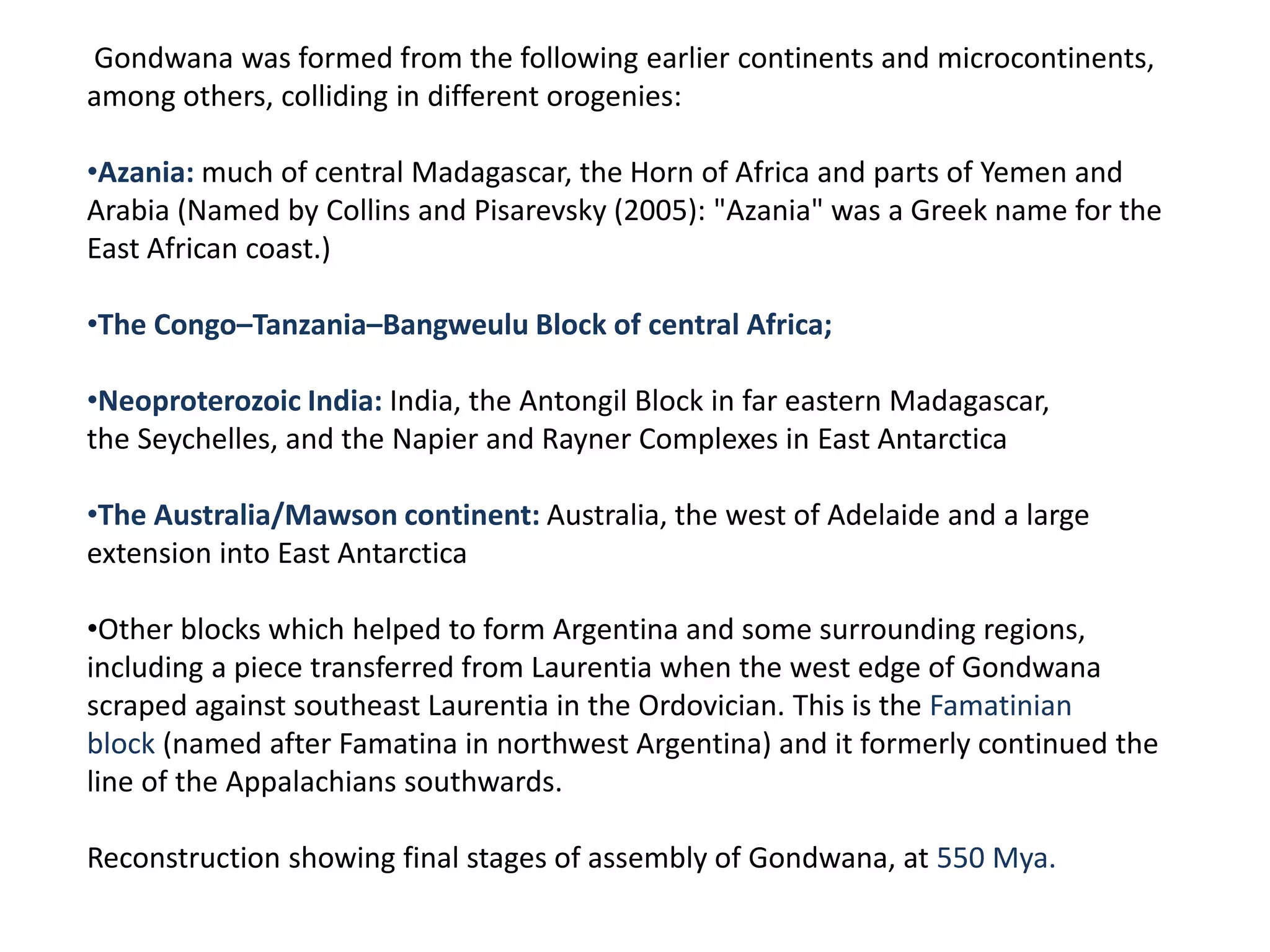 Gondwana tectonism | PPTX