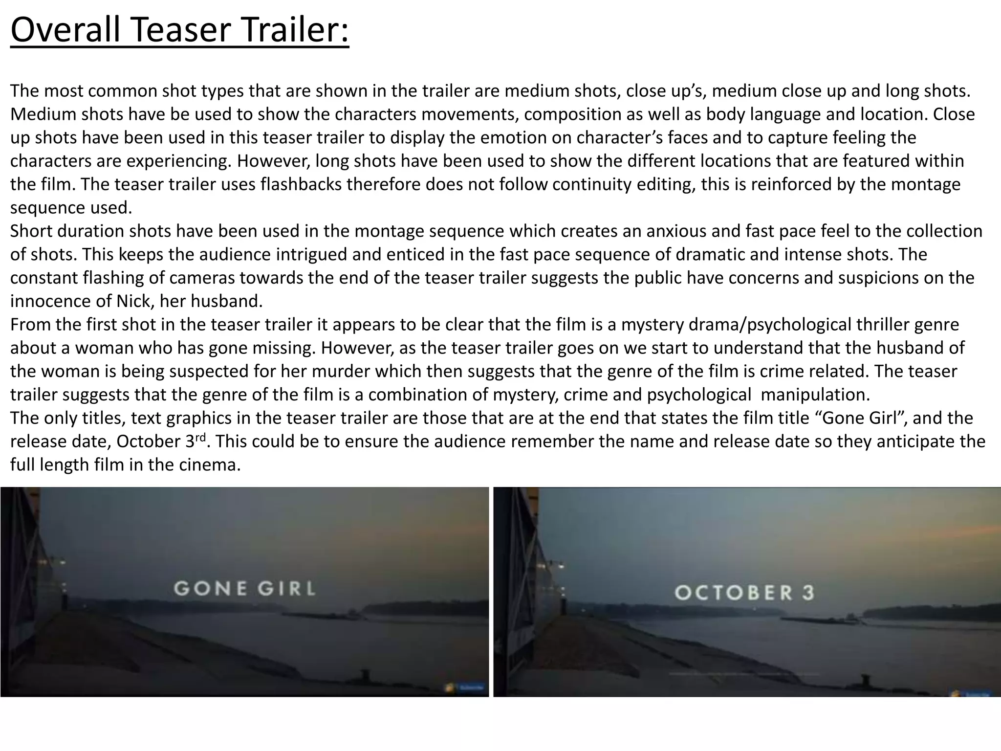 Gone girl key asessment | PPT