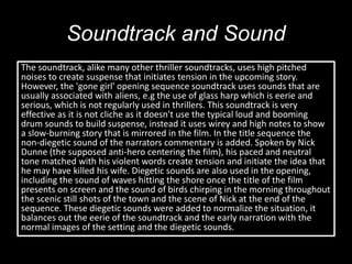 'Gone girl' Opening scene annotation | PPTX