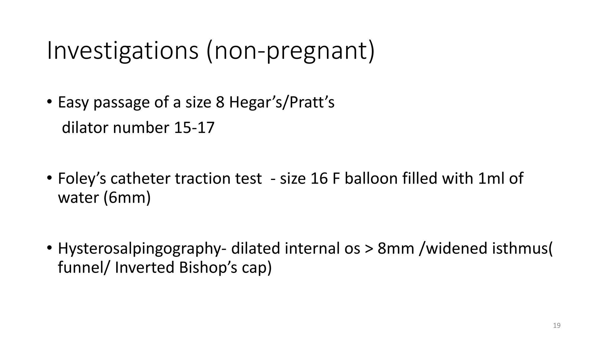Management of Cervical Incompetence | PPTX