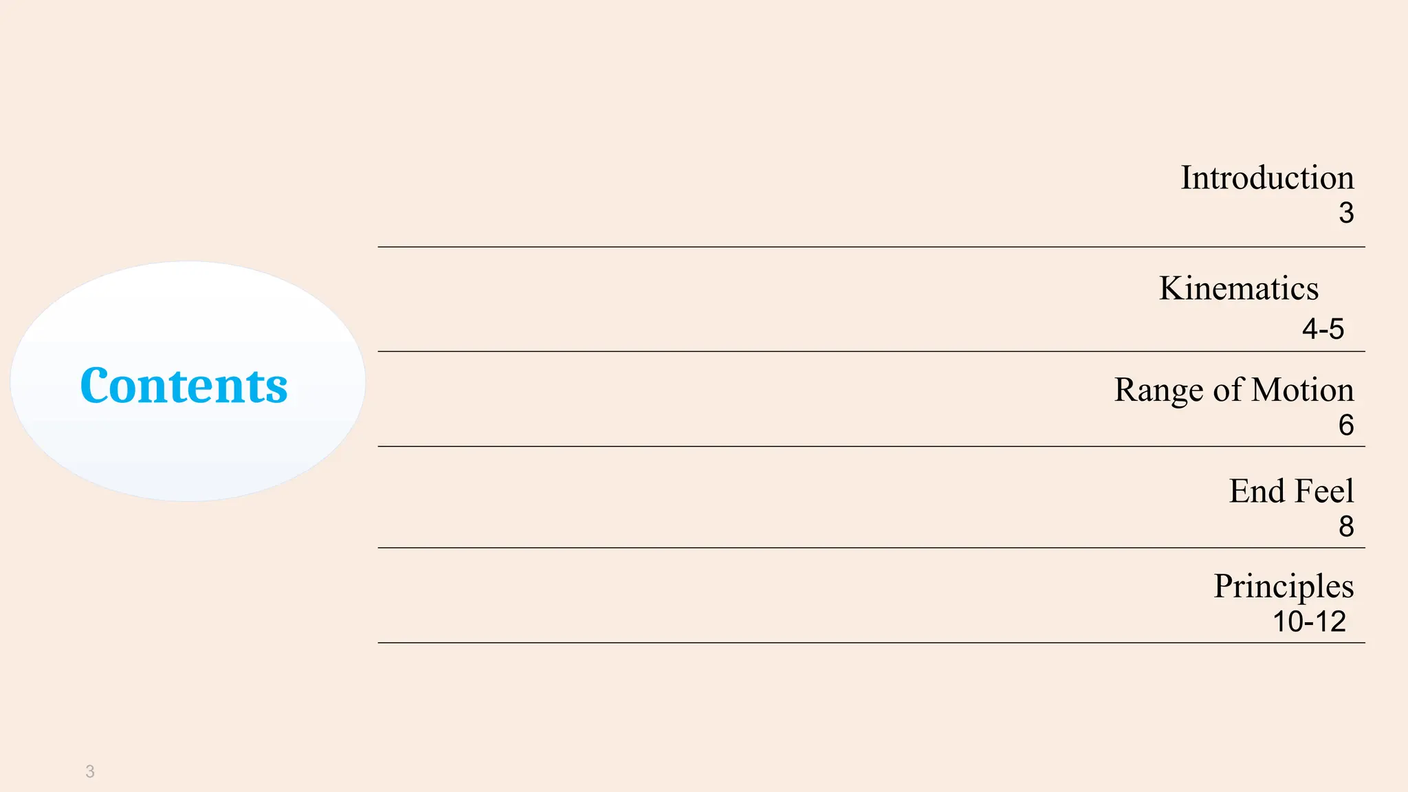 Assessment of Range of Motion, principles | PPTX