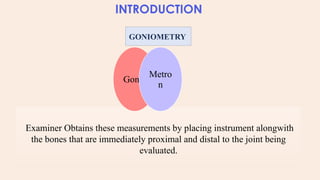 Assessment of Range of Motion, principles | PPTX