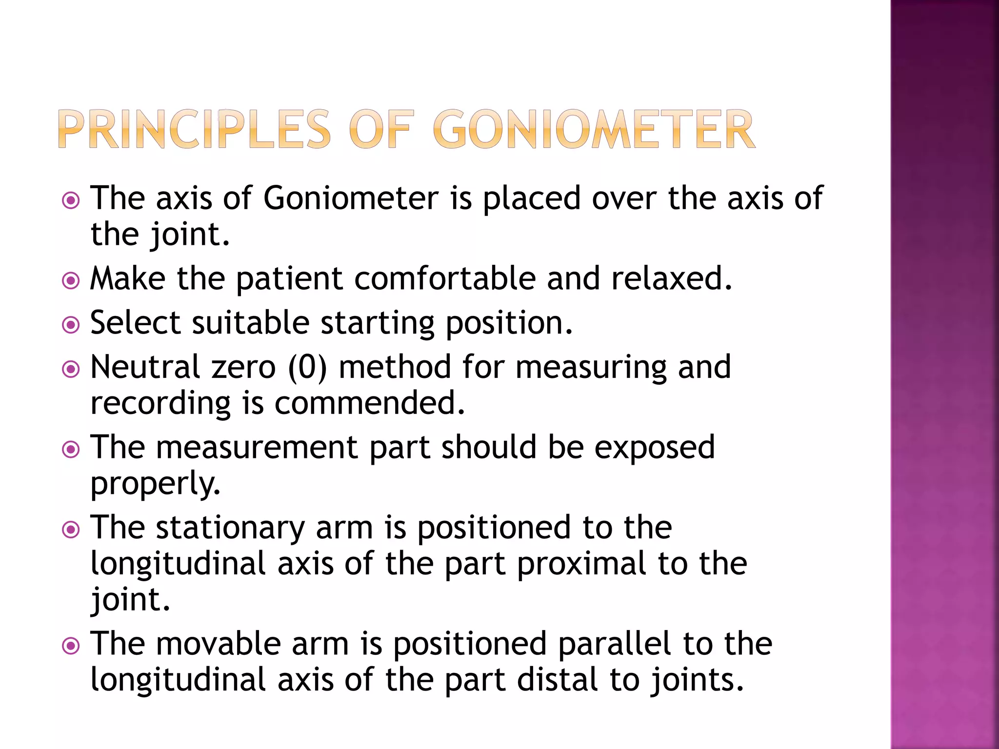 Goniometer | PPTX