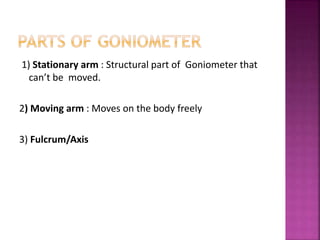 Goniometer | PPTX