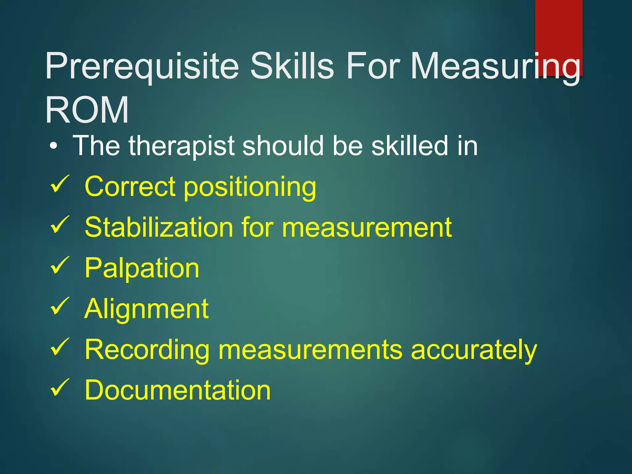 Goniometer (range of motion ) | PPTX