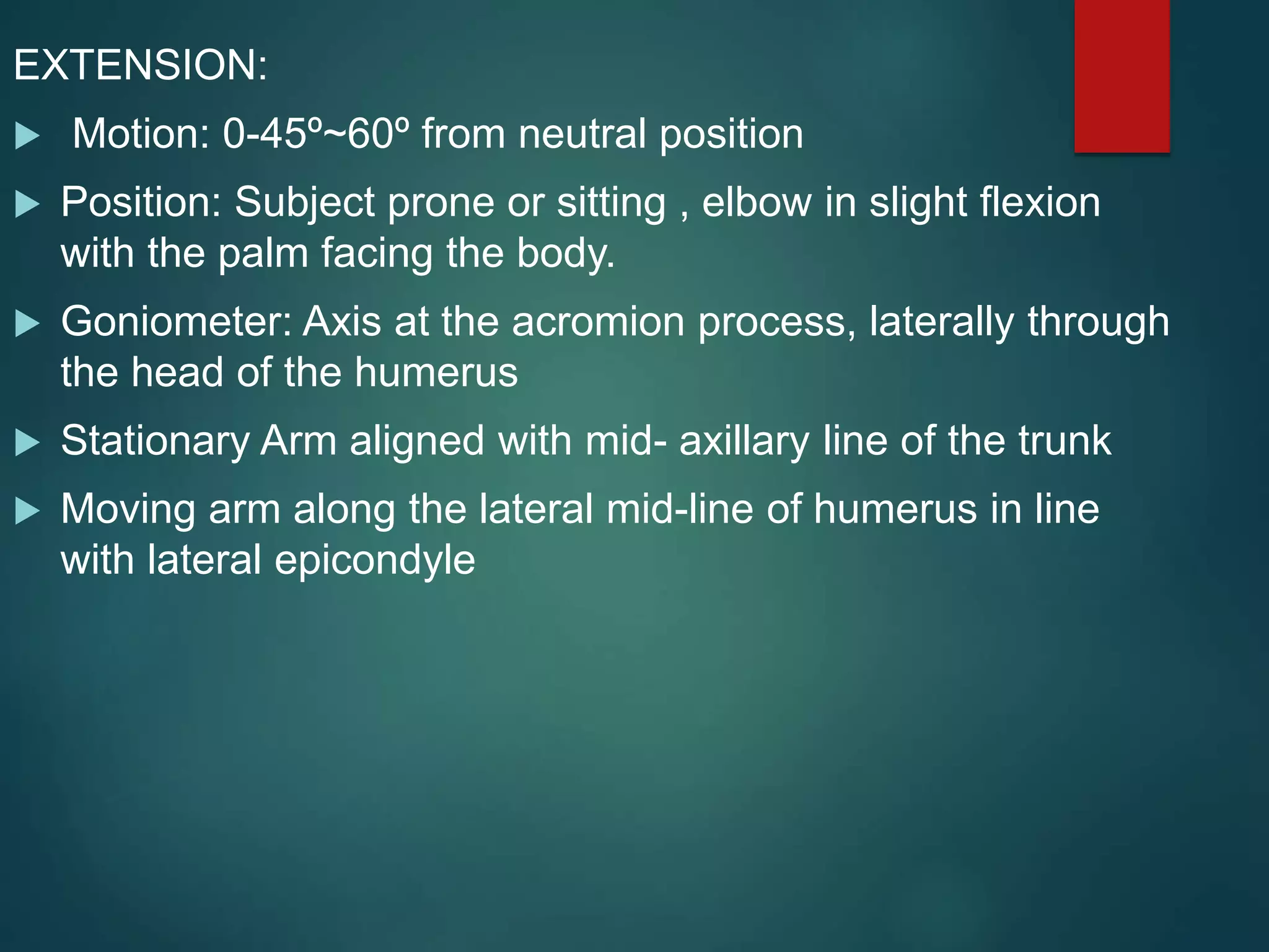 Goniometer (range of motion ) | PPTX