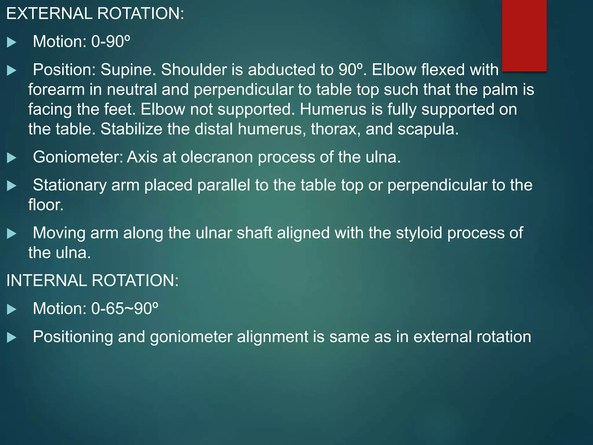 Goniometer (range of motion ) | PPTX