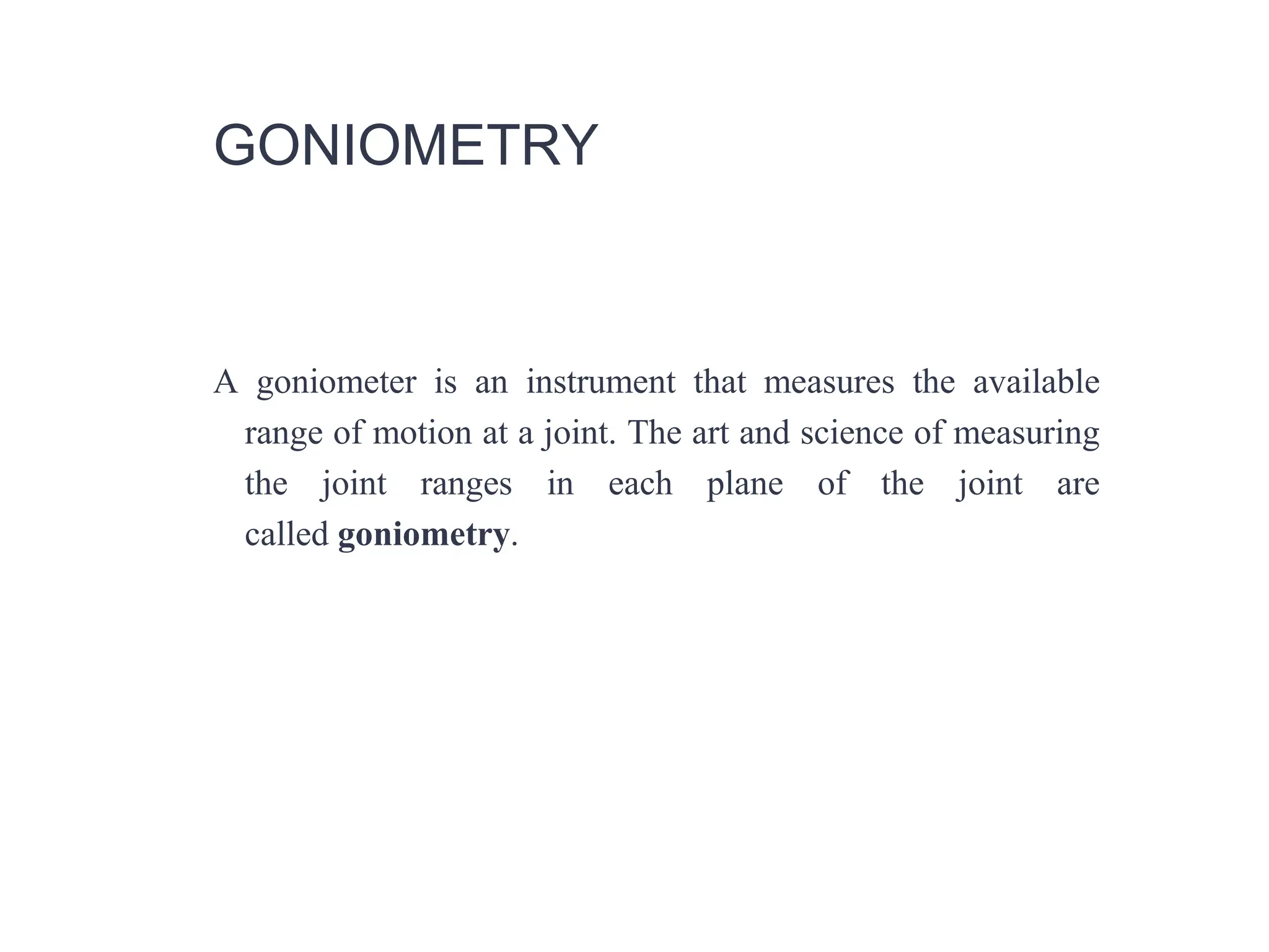 goniometer .pptx