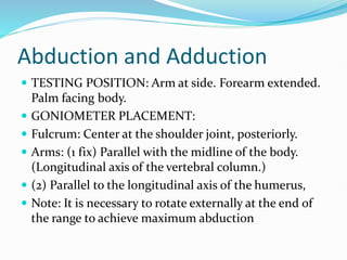 Goniometer prac upper limb.pptx,,,,,,,,, | PPTX