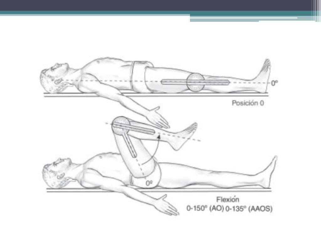 Goniometria de los miembros inferiores