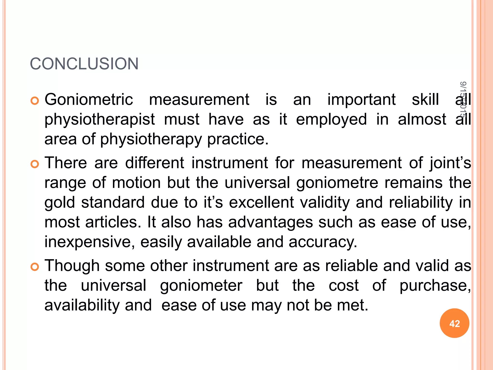 Goniometry.ppt uche | PPTX