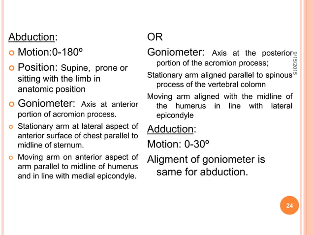 Goniometry.ppt uche | PPTX | Death, Injury, or Military Conflict ...