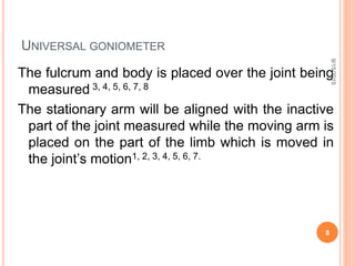 Goniometry.ppt uche | PPTX