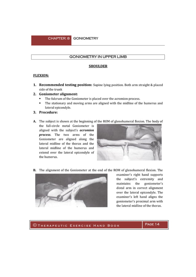 Goniometry | PDF