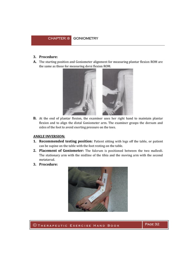 Goniometry | PDF