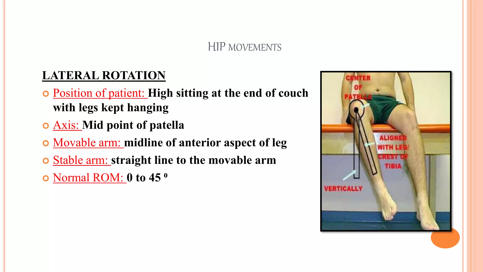 GONIOMETRY LOWER LIMB | PPTX
