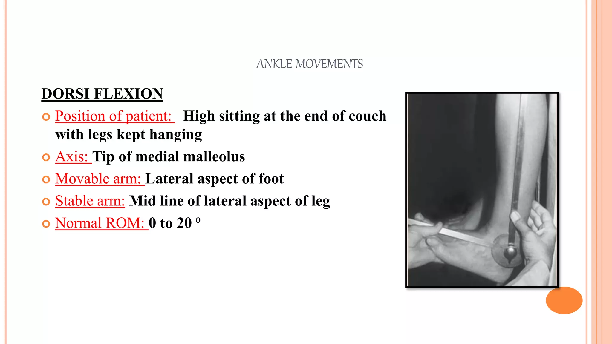 GONIOMETRY LOWER LIMB | PPTX