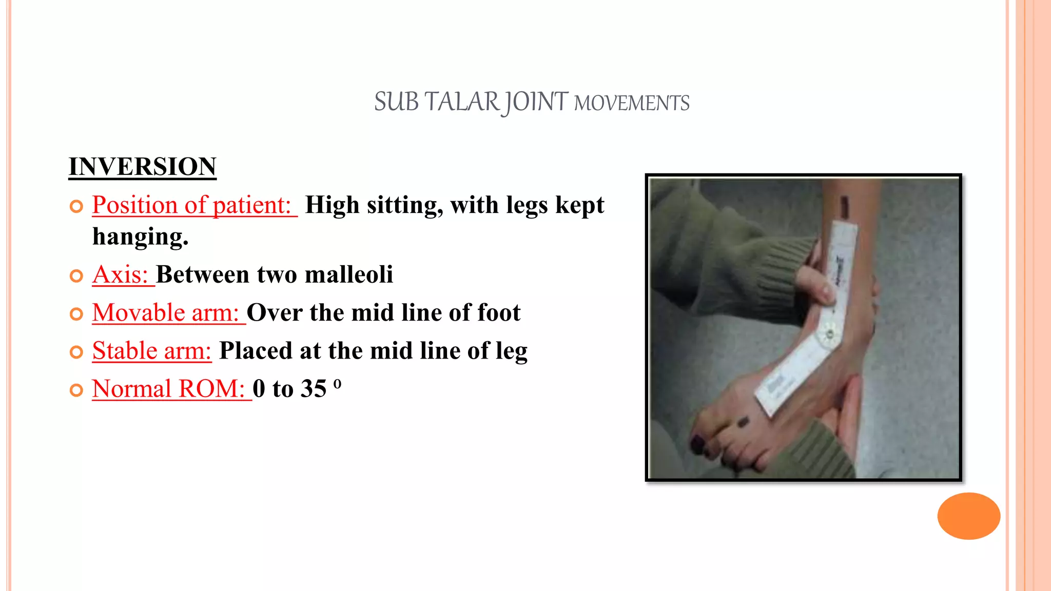GONIOMETRY LOWER LIMB | PPTX