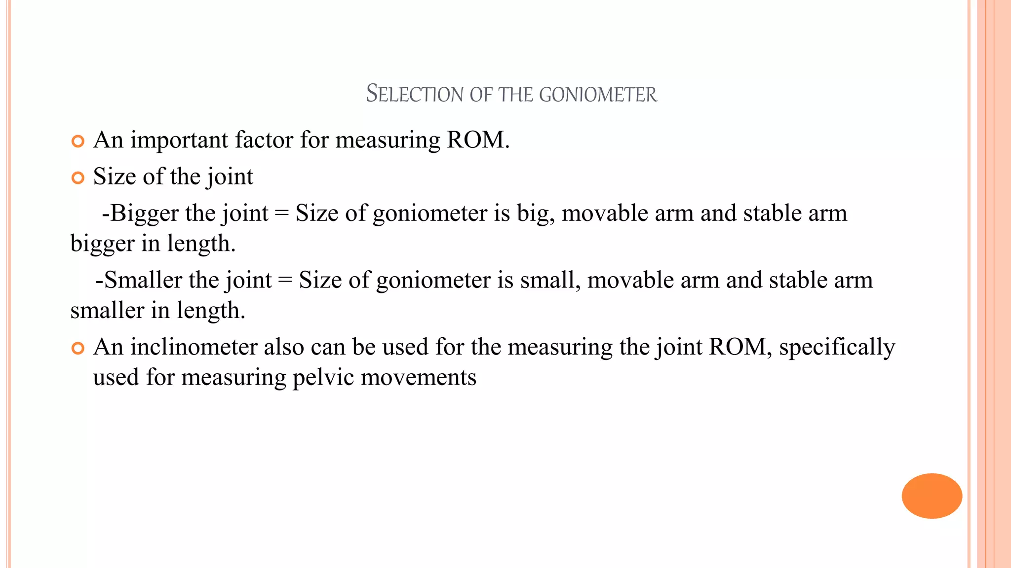 GONIOMETRY LOWER LIMB | PPTX