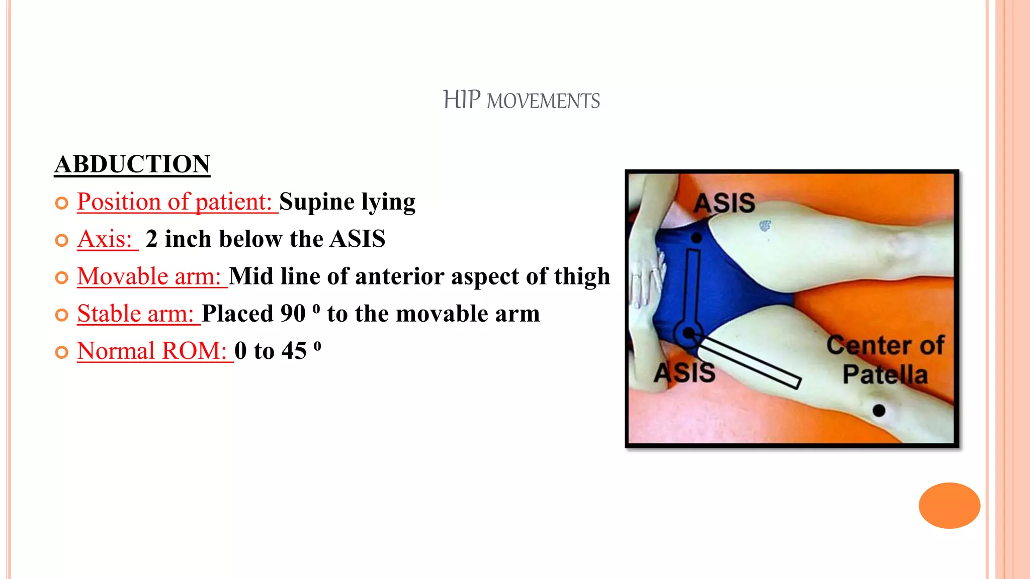 GONIOMETRY LOWER LIMB | PPTX