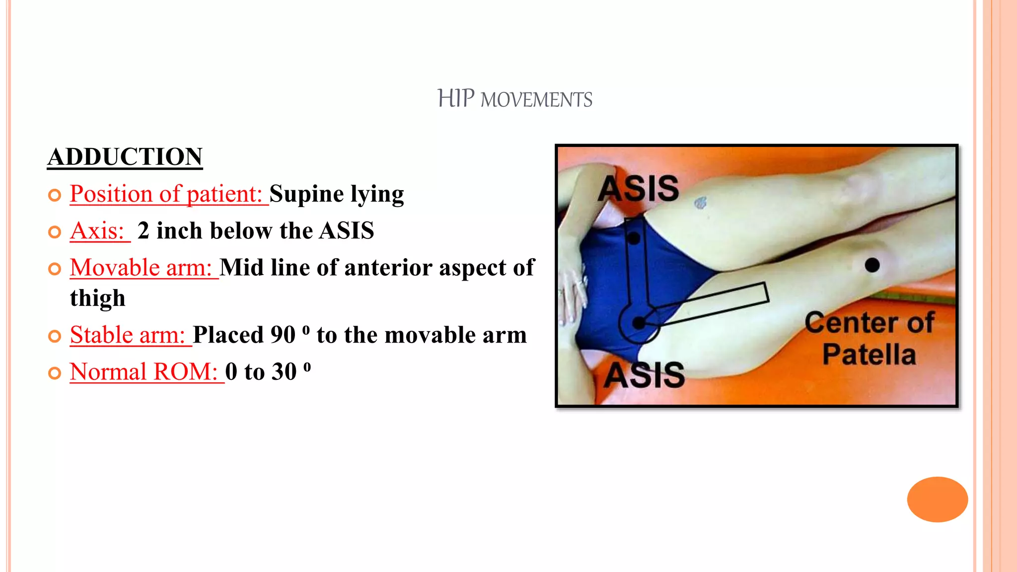 GONIOMETRY LOWER LIMB | PPTX