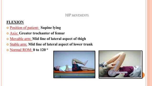 GONIOMETRY LOWER LIMB | PPTX