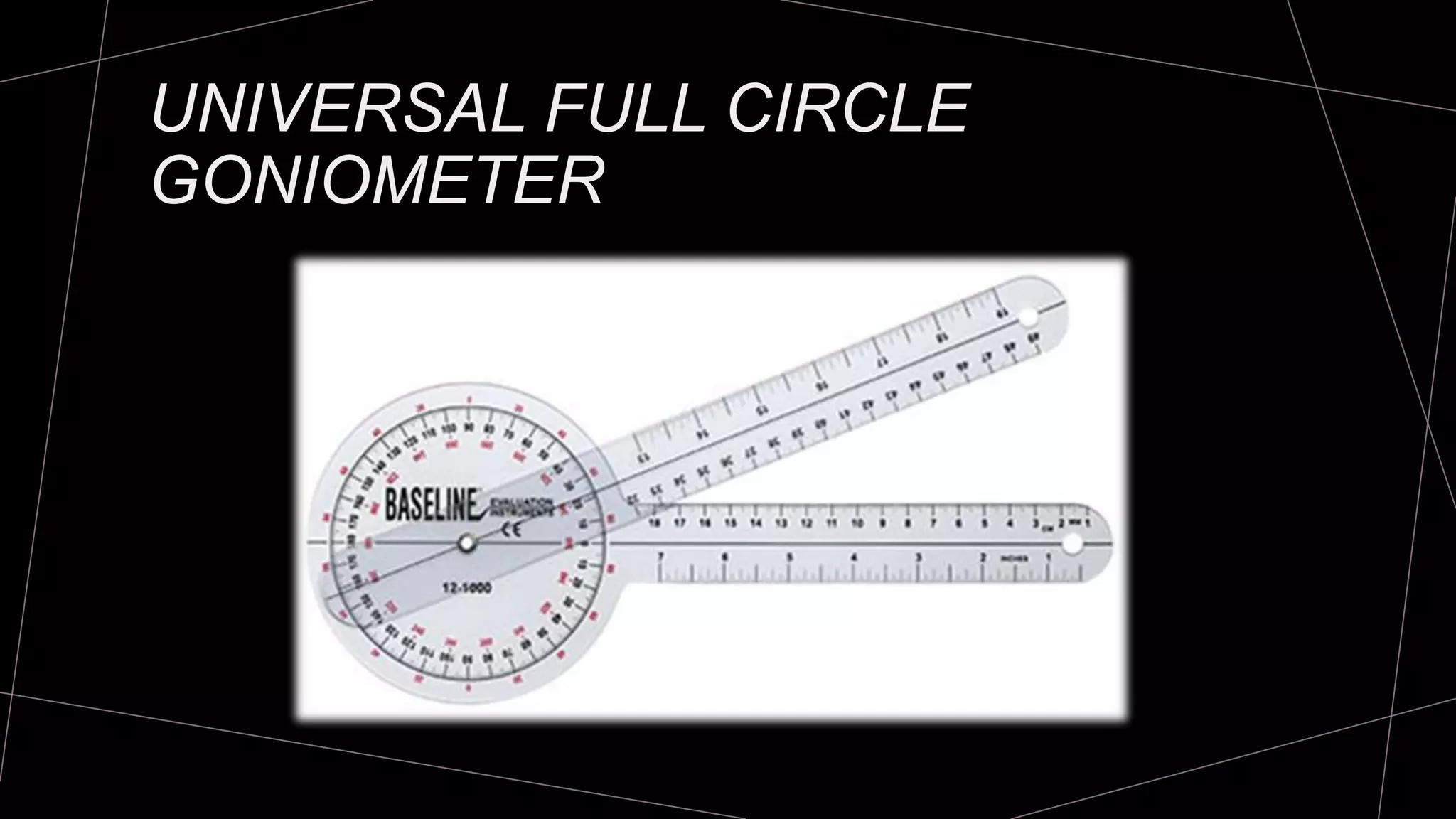 Goniometry for Wrist & Fingers | PPTX