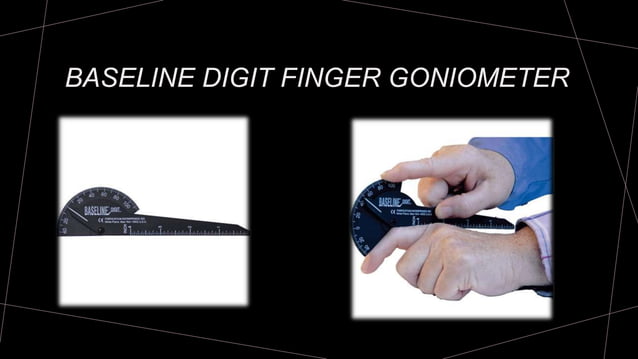Goniometry for Wrist & Fingers | PPTX