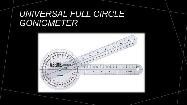 Goniometry for Wrist & Fingers | PPTX