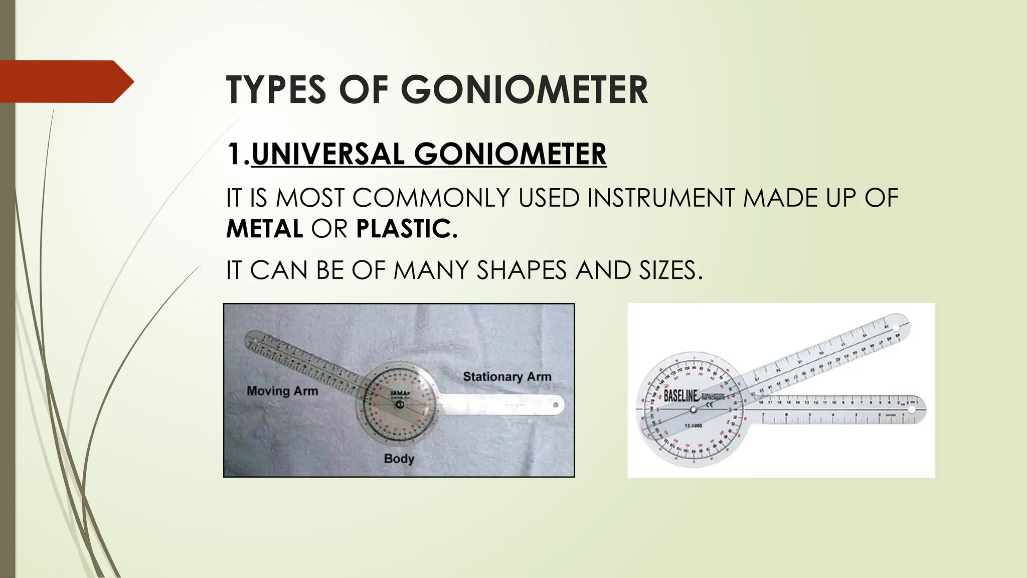 'GONIOMETRY OF ELBOW JOINT. And details how to take range of motion | PPTX