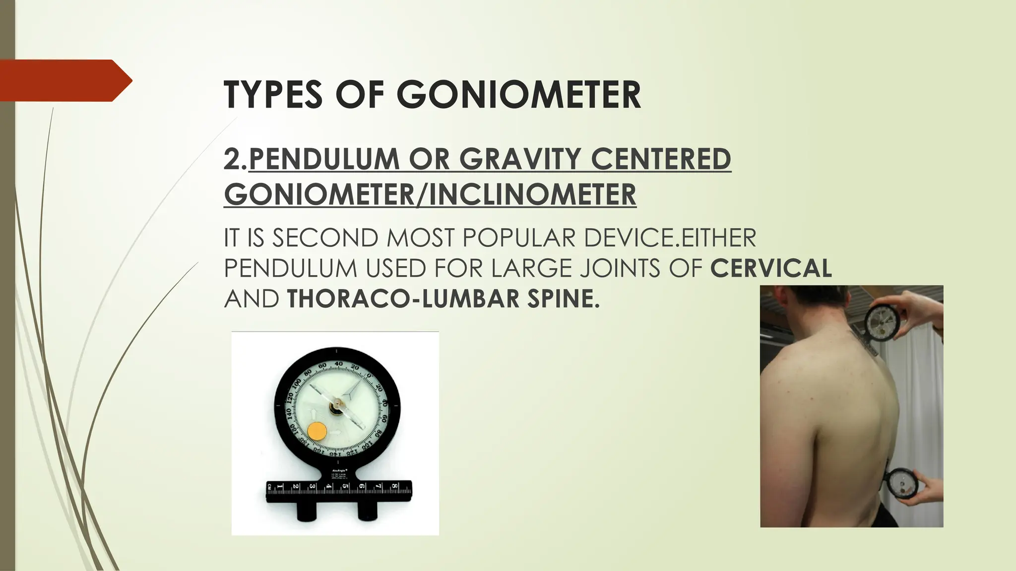 'GONIOMETRY OF ELBOW JOINT. And details how to take range of motion | PPTX